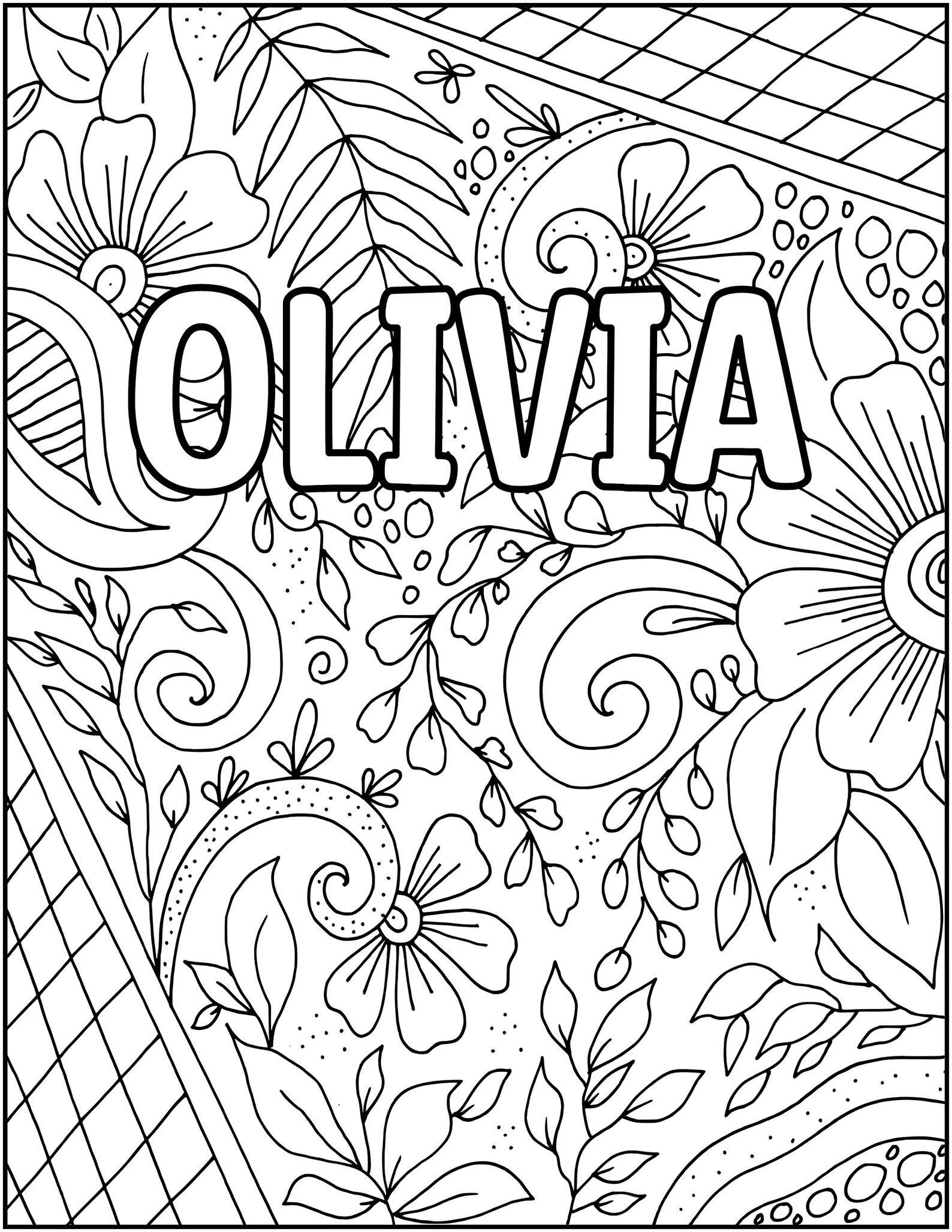 Printable Personalized Name Coloring Pages Custom Name Coloring