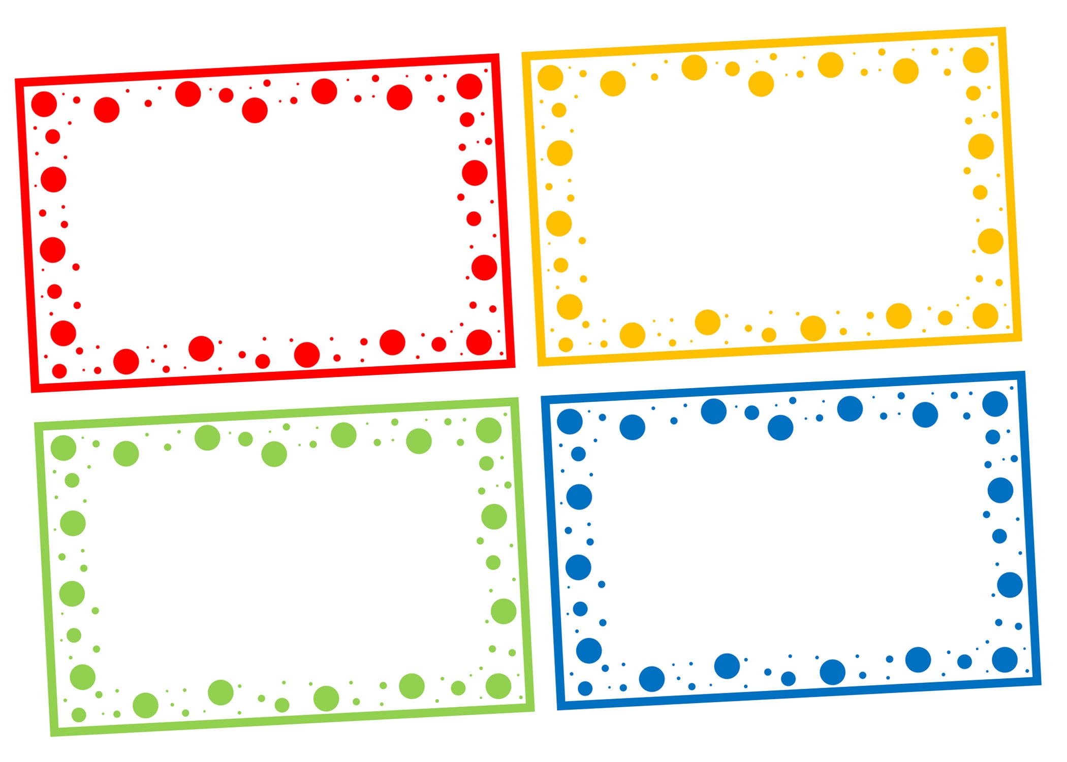 Printable Colorful Classroom Labels, Name Tags, Homeschool Labels ...