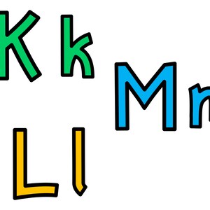 Printable Bright Bulletin Board Large Alphabet Letters, Colorful ...