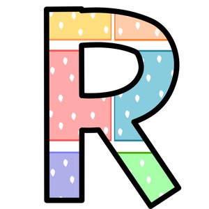 Bulletin Board Letters, Large Alphabet Letters, Printable Large ...