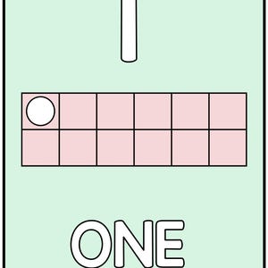 Printable Modern Calm Colors Classroom Number Posters Wall Display ...