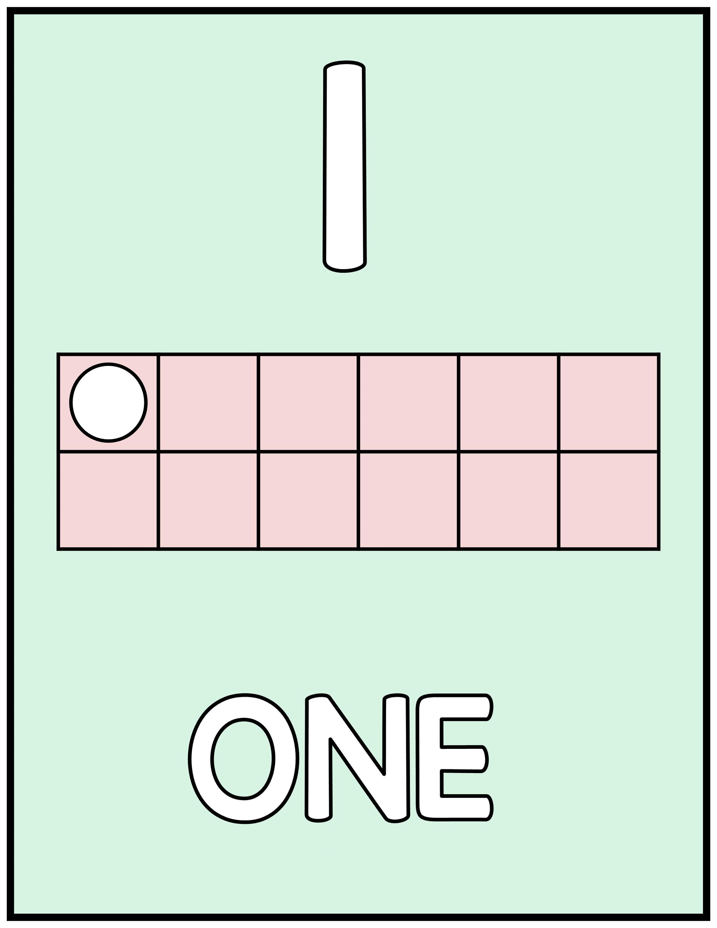 Printable Modern Calm Colors Classroom Number Posters Wall Display ...