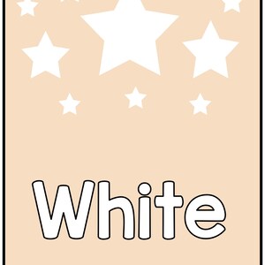 Printable Calm Colors Color Posters, Editable Color Posters, Classroom ...