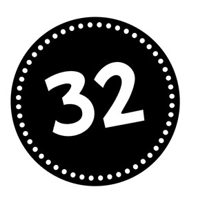 Number Labels, Classroom Calendar Numbers, Printable Number Labels ...