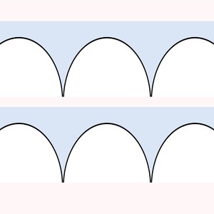 Printable Boho Bulletin Board Borders, Border Trims, Scalloped Borders ...