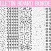 Printable Black and White Bulletin Board Borders, School Board Borders ...