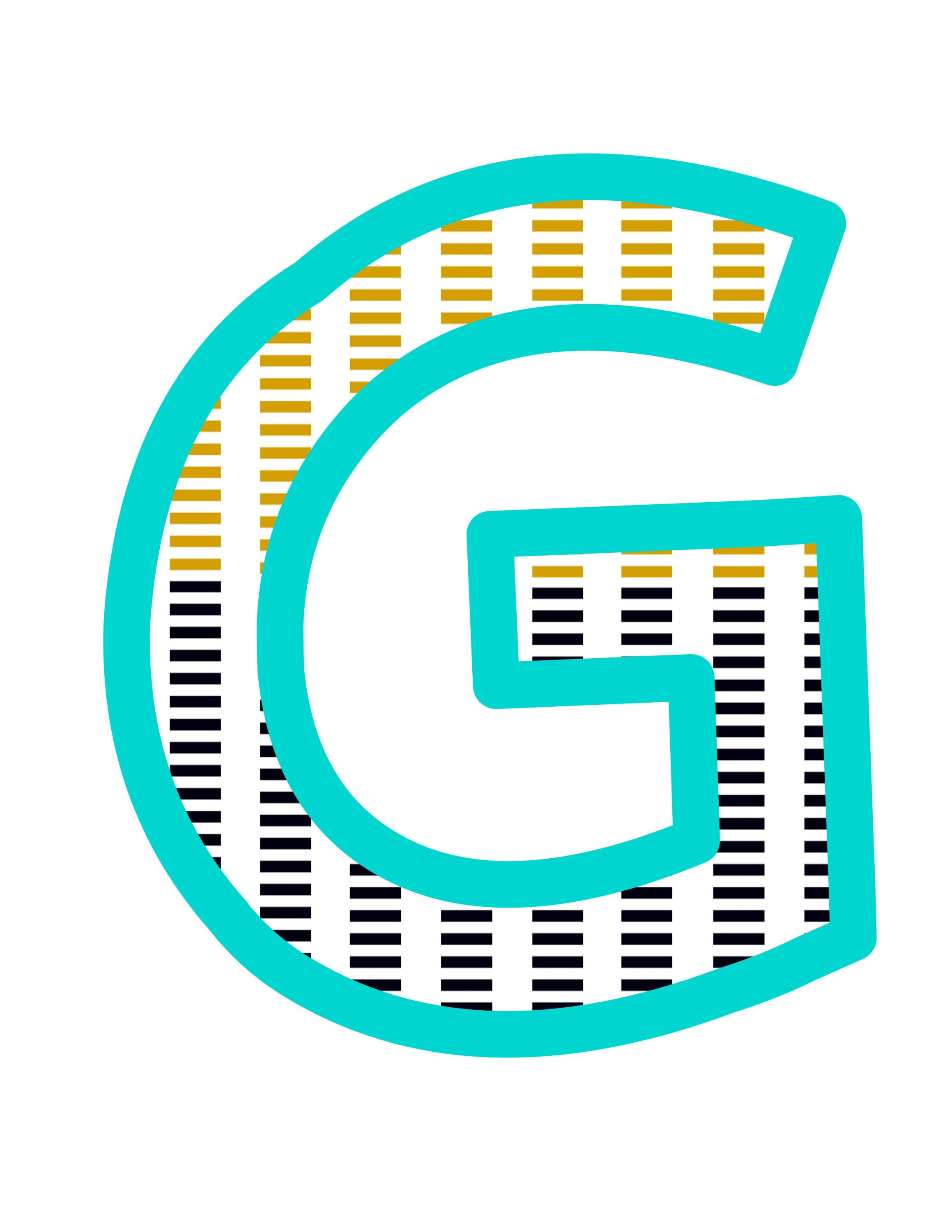 Printable Colorful Bulletin Board Alphabet Letters, Alphabet Letters ...