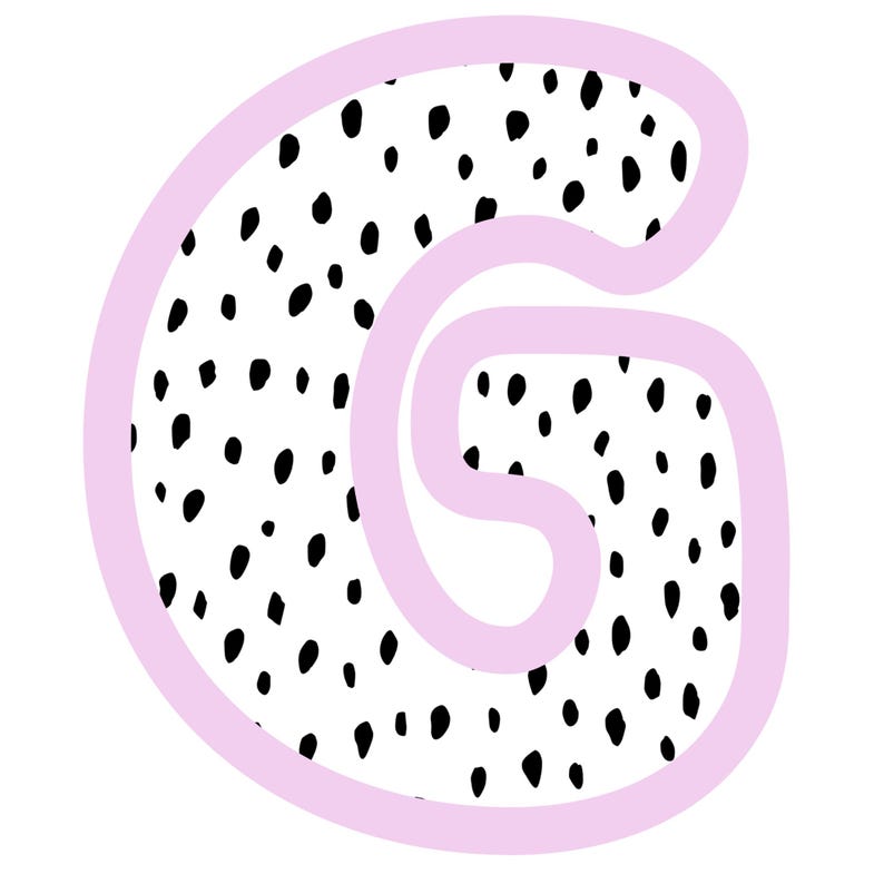 Back to School Printable Spotty Bulletin Board Letters, Spotty Large ...