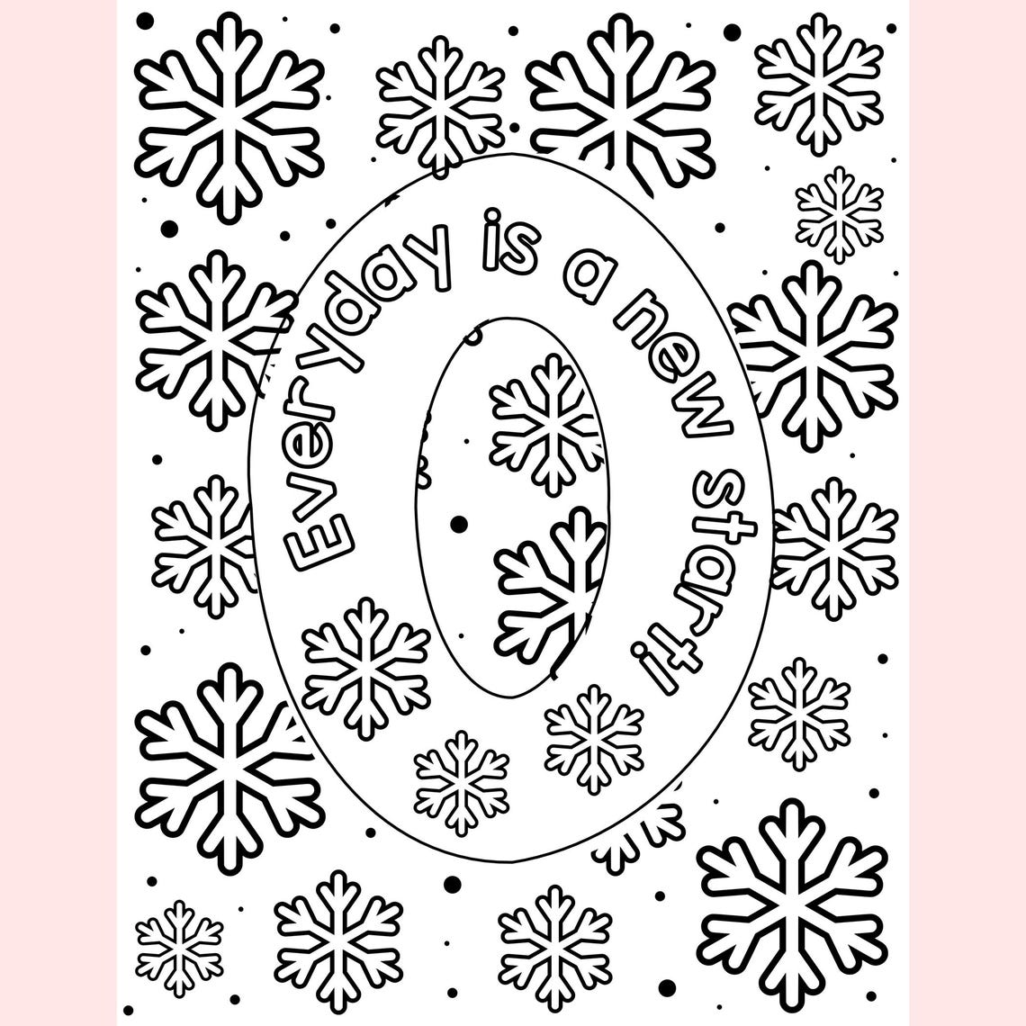 Printable Growth Mindset Coloring Pages, Editable Motivational Coloring ...