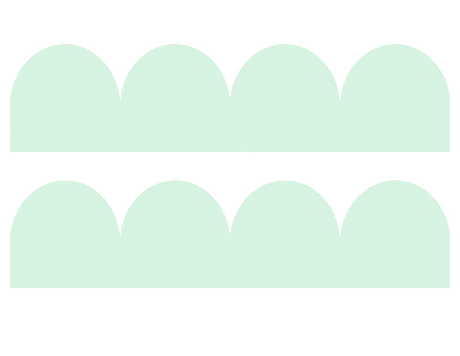 Printable Boho Checkered Bulletin Board Borders, Scalloped School Board ...