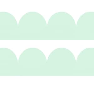 Printable Boho Checkered Bulletin Board Borders, Scalloped School Board ...