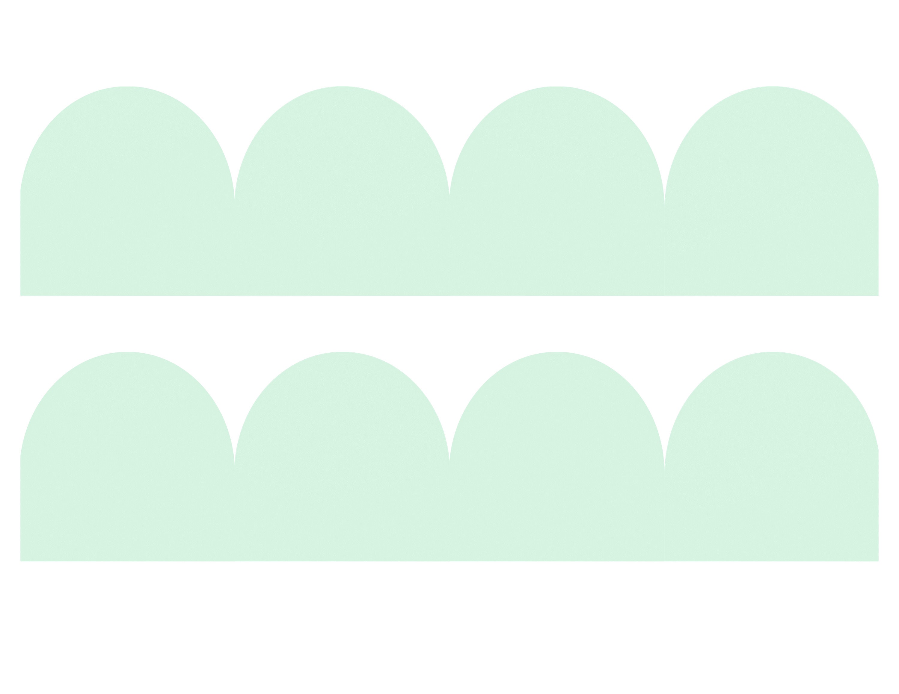 Printable Boho Checkered Bulletin Board Borders, Scalloped School Board ...