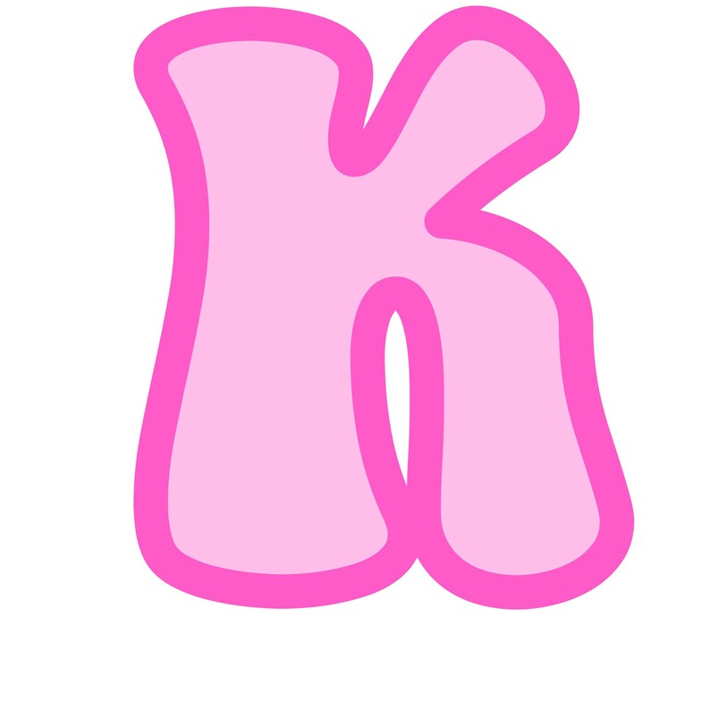 Printable Pink Boho Alphabet Letters, Printable Large Checkered ...