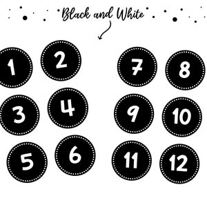 Number Labels, Classroom Calendar Numbers, Printable Number Labels ...