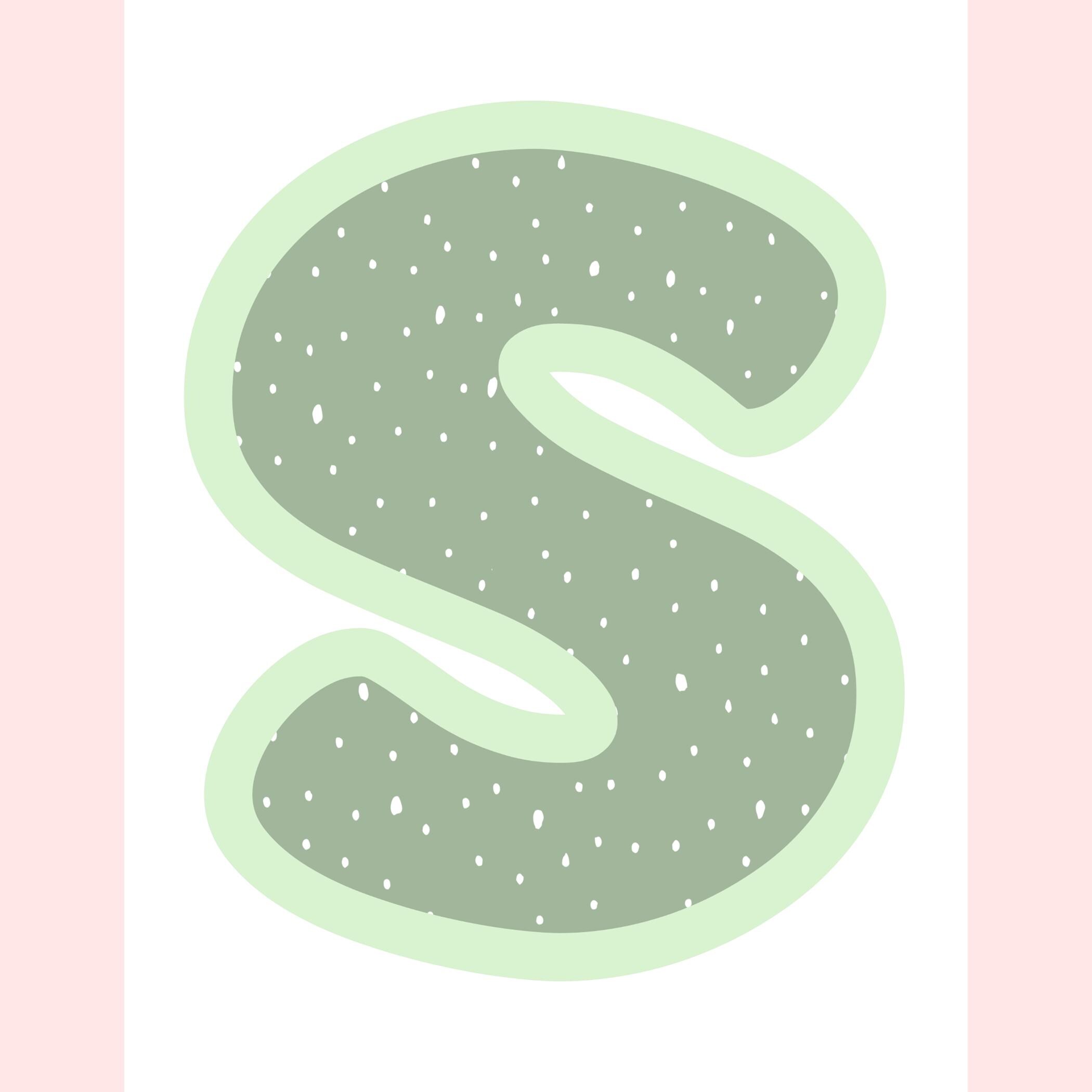 Printable Spotty Boho Neutral Bulletin Board Large Alphabet Letters ...