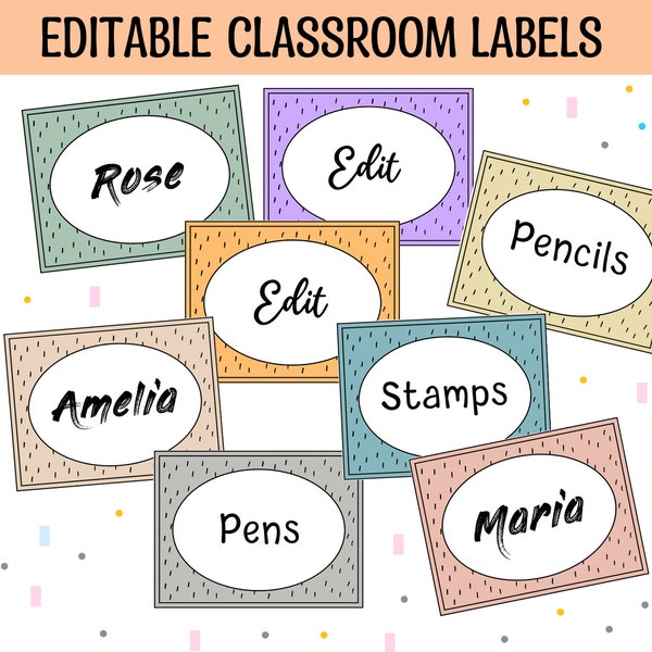 File Folder Labels - Etsy