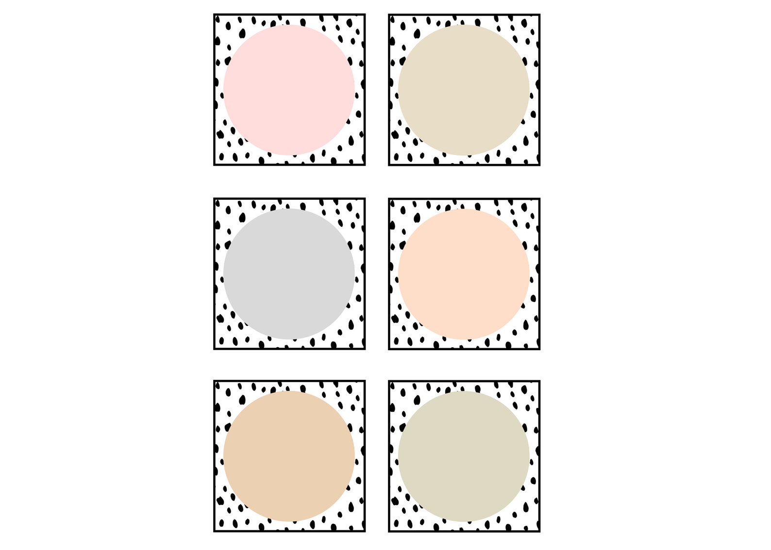 Printable Calendar Number Labels. Editable Number Tags. Number Tents ...