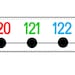 Black and Bright Large Number Line Wall Display,editable Classroom ...