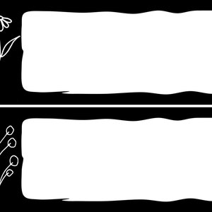 Black and White Classroom Labels, Student Name Tags, Printable ...