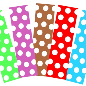 Polka Dots Bright Colors Bulletin Board Borders, Printable Classroom ...