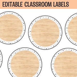 Classroom Table Numbers, Printable Table Numbers,round Table Numbers ...
