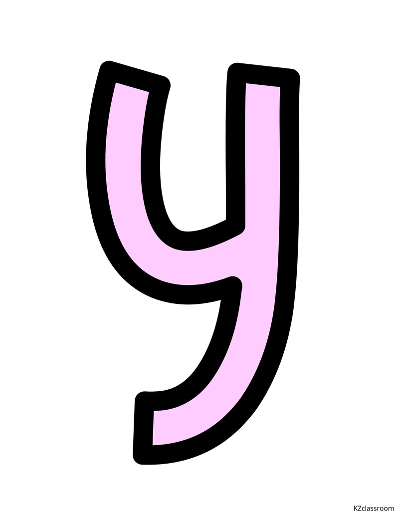 Printable Pink Bulletin Board Large Alphabet Letters, Alphabet Letters ...