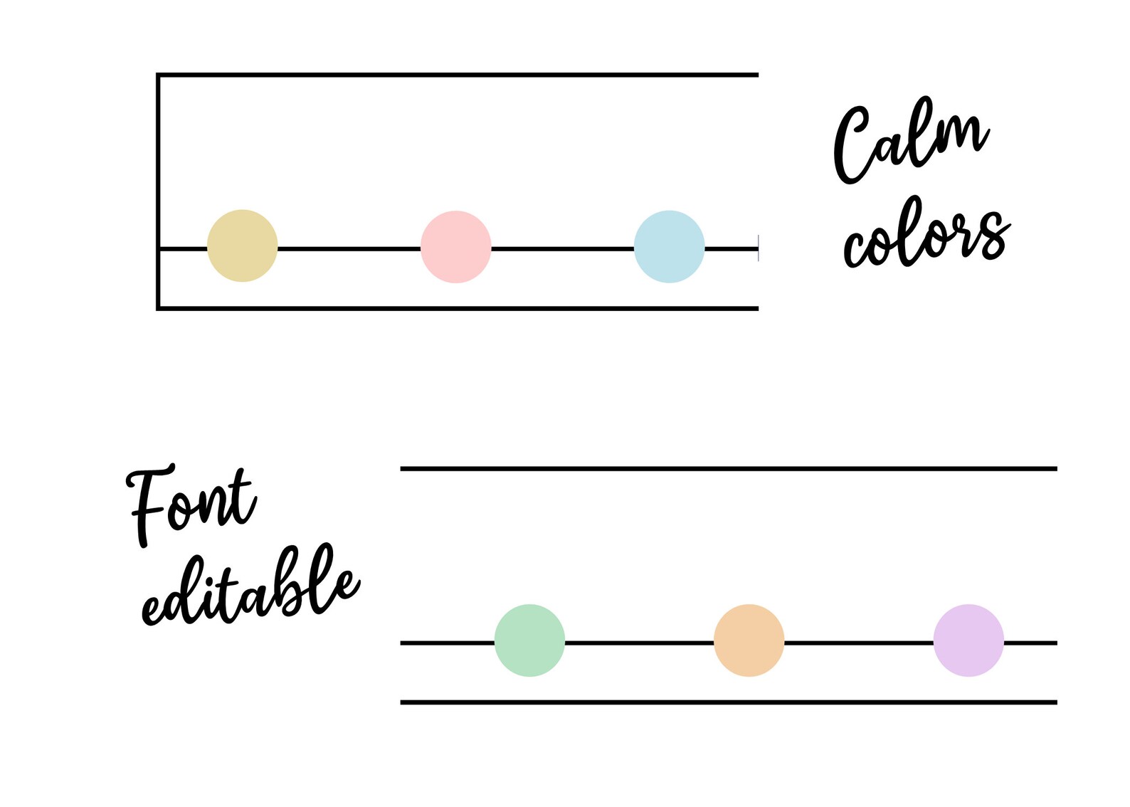 Printable Large Number Line, Pastel Colors Number Line, Number Line ...