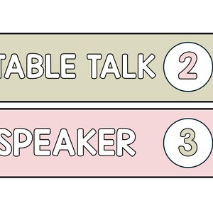 Printable Calm Colors Classroom Voice Level Cards, Editable Classroom ...