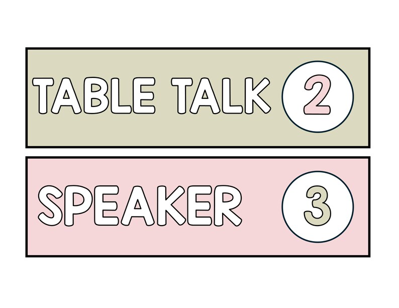 Printable Calm Colors Classroom Voice Level Cards, Editable Classroom ...