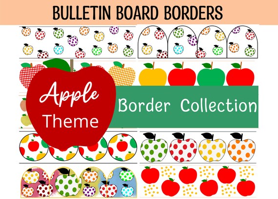 Apple Borders Clip Art
