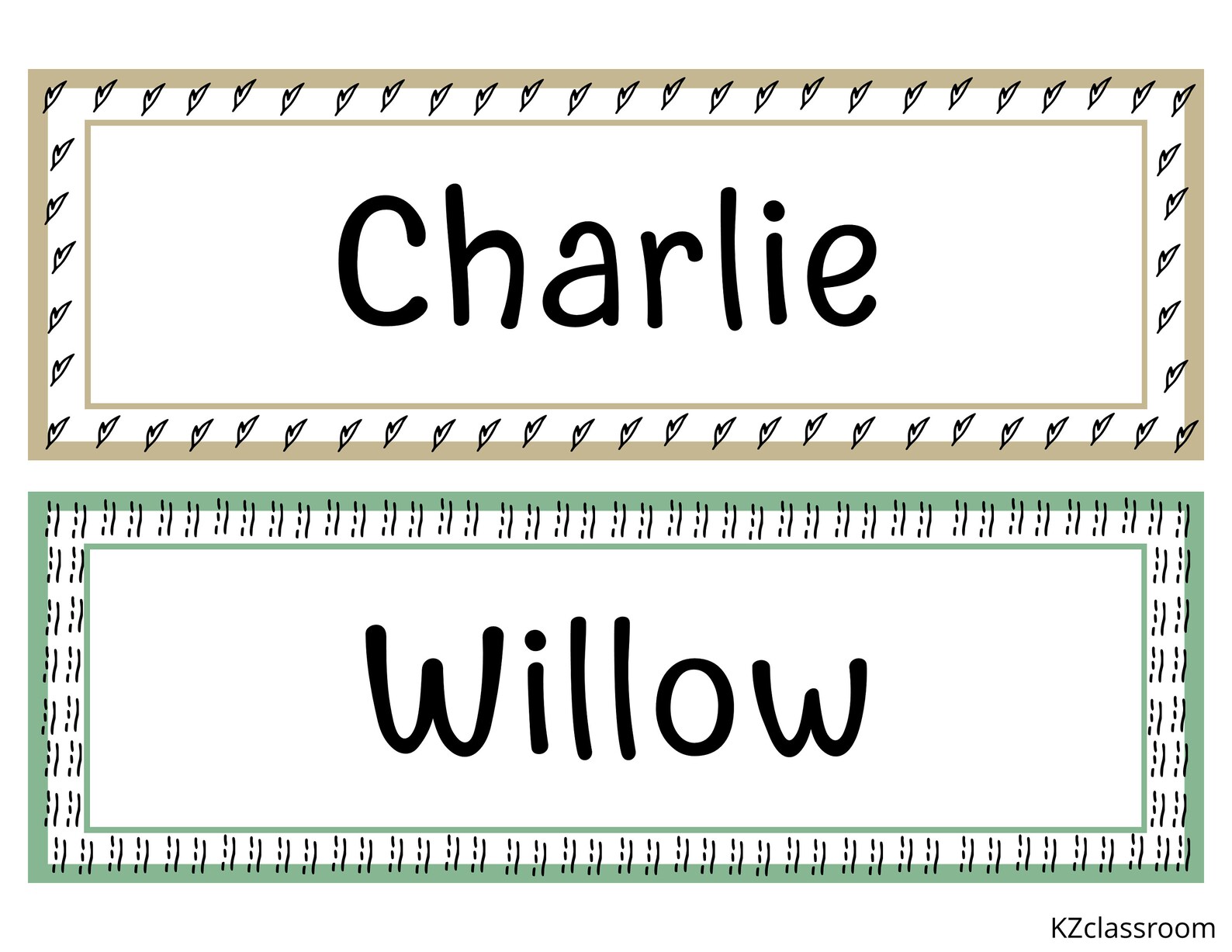 Boho Classroom Labels, Student Name Tags, Back to School Labels ...