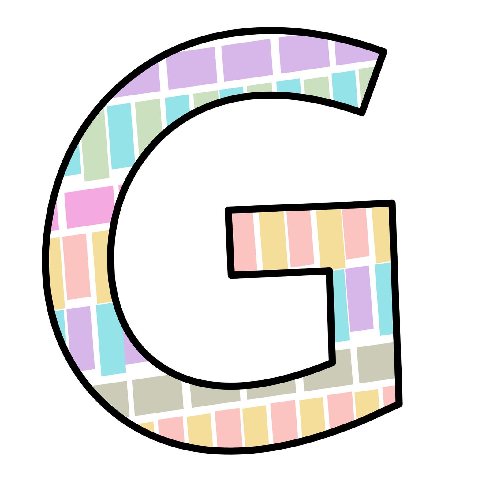 Printable Bright Bulletin Board Letters Bundle Pack Wall Display ...