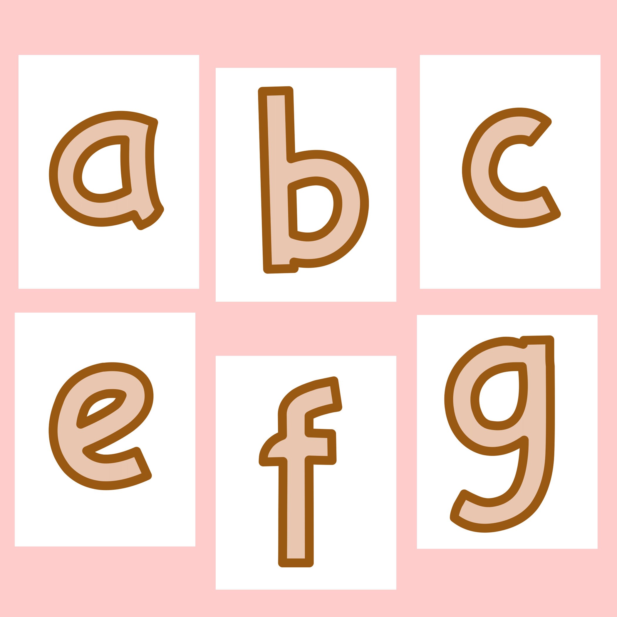 Printable Boho Neutral Bulletin Board Large Alphabet Letters, Alphabet ...