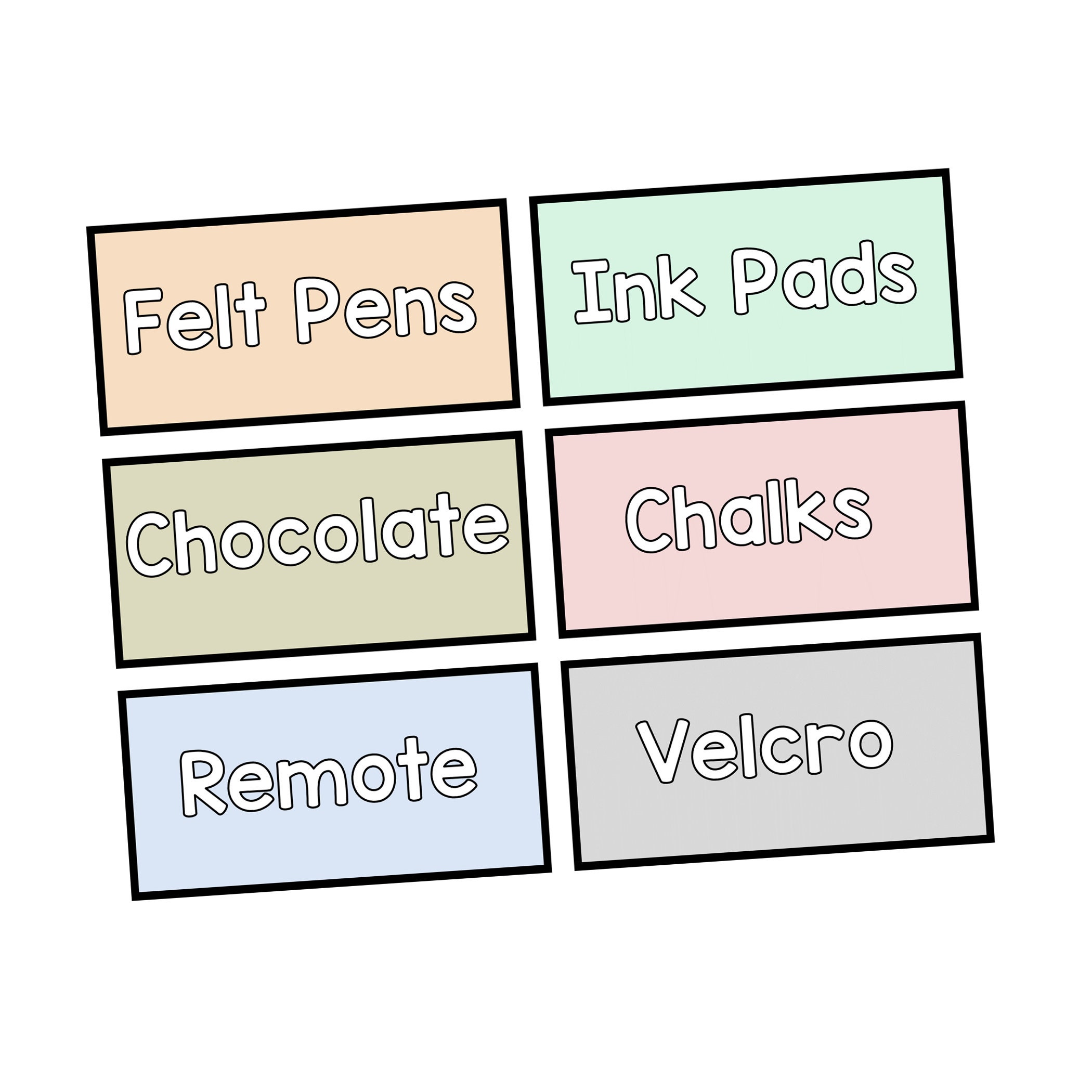 Calm Colors Teacher Toolbox Labels, Editable Classroom Organization ...