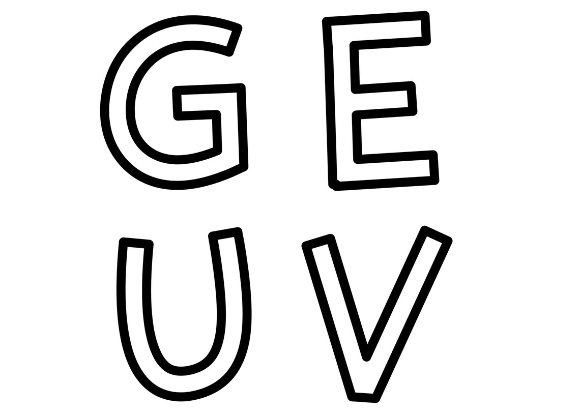 Printable Bright Bulletin Board Large Alphabet Letters, Colorful ...