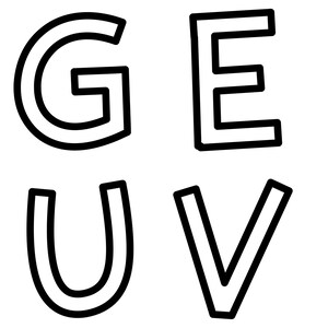 Printable Bright Bulletin Board Large Alphabet Letters, Colorful ...