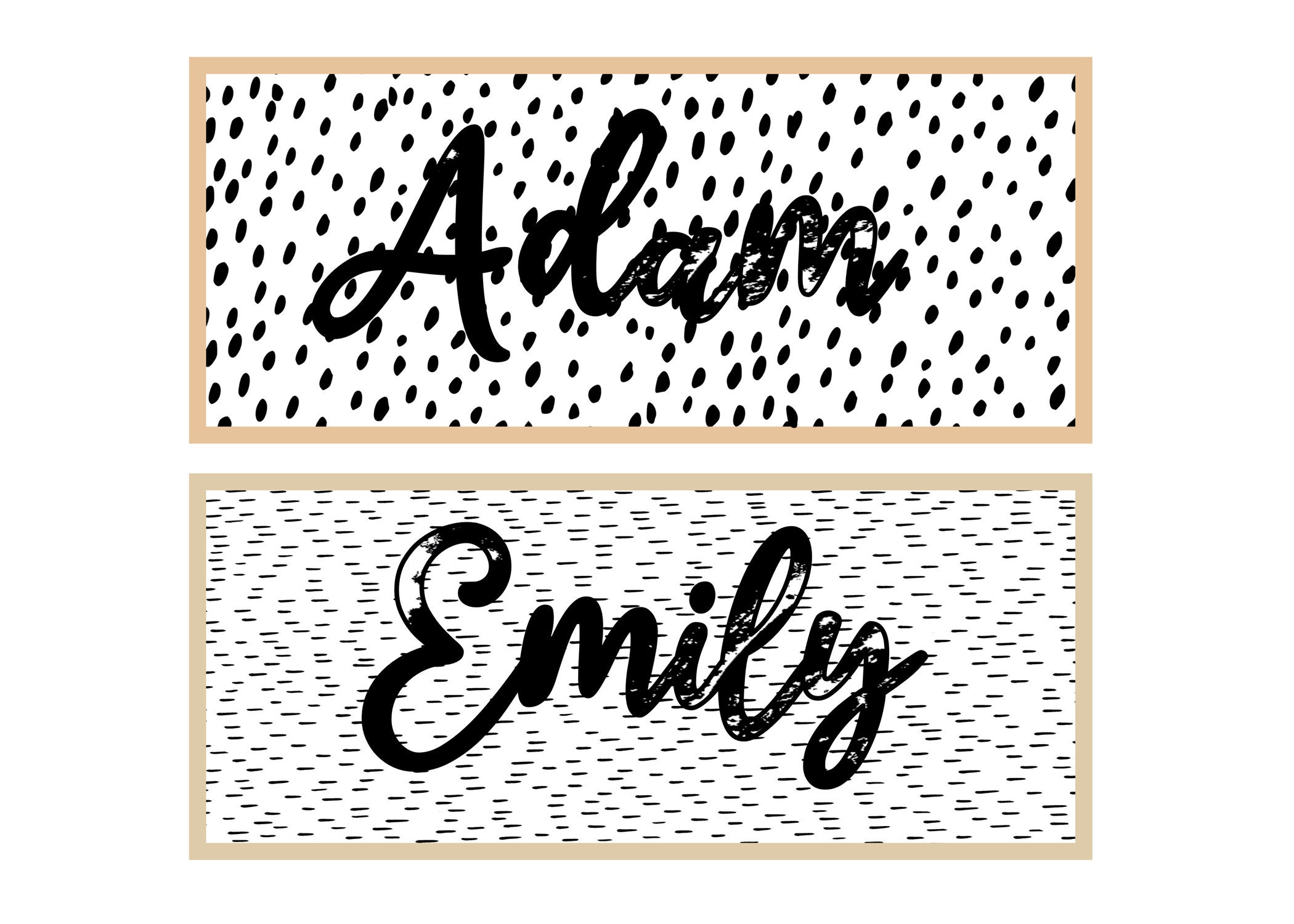 Printable Student Name Labels, Name Labels, Trolley Labels, Cubby ...