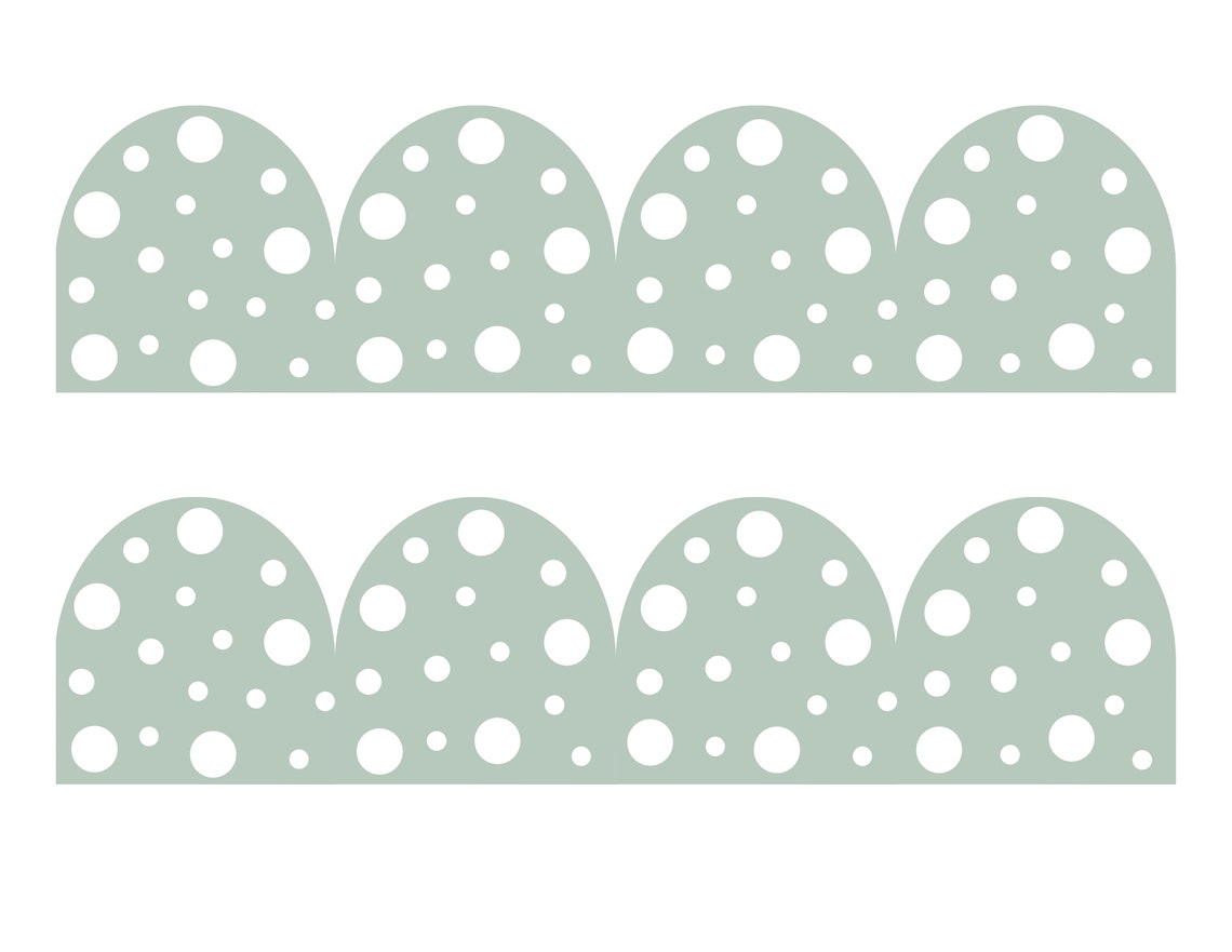 Bulletin Board Borders, Classroom Borders, Polka Dots Bulletin Board ...