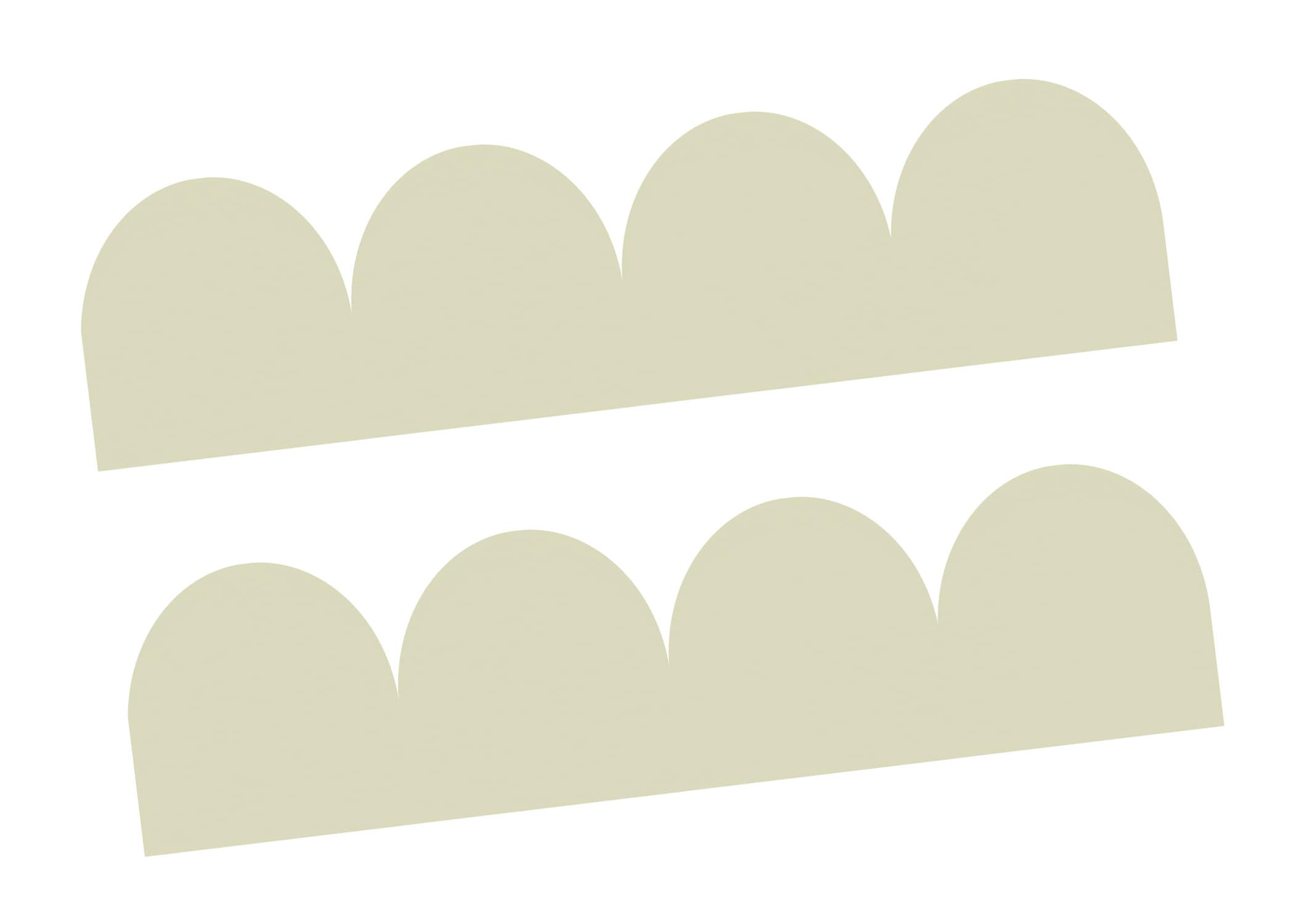 Scalloped Borders, Boho Bulletin Board Borders, Boho Neutral Classroom ...