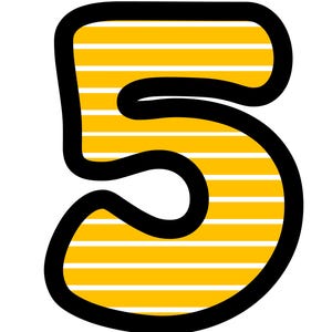 Back to School Yellow Bulletin Board Letters, Printable Bright Yellow ...