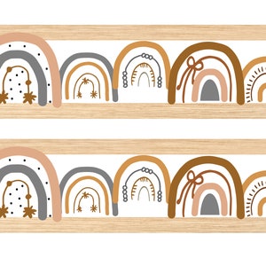 Bulletin Board Borders Ideas Classroom Borders Boho Neutral - Etsy