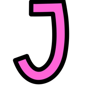 Printable Magenta Bulletin Board Large Alphabet Letters, Alphabet ...