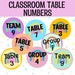 Boho Classroom Table Numbers, Group Labels (editable PPTX) - Etsy