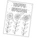 Happy Spring Coloring Page, Kids Activity (PDF Pattern) - Etsy