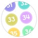 Printable Round Colorful Number Labels, Bright Cubby Labels, Book Bin ...