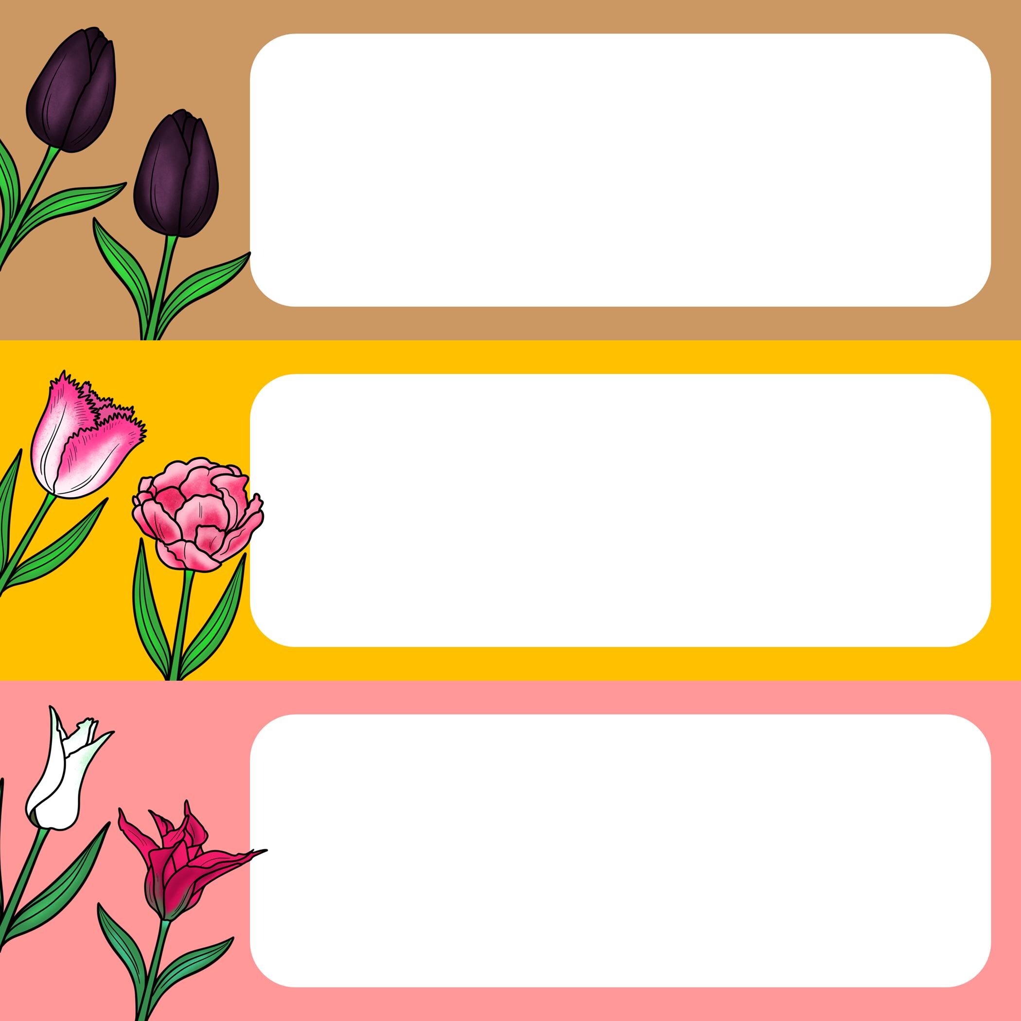 Printable Floral Name Labels, Spring Classroom Labels, Floral Desk ...