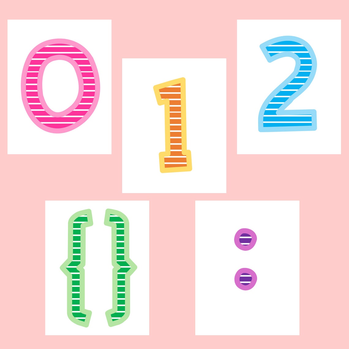Printable Colorful Bulletin Board Large Alphabet Letters, Letters ...