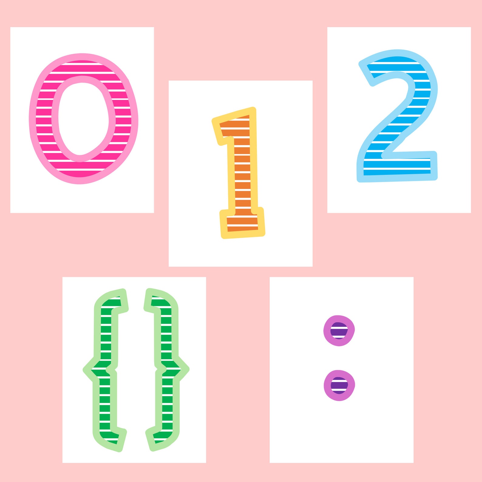 Printable Colorful Bulletin Board Large Alphabet Letters, Letters ...