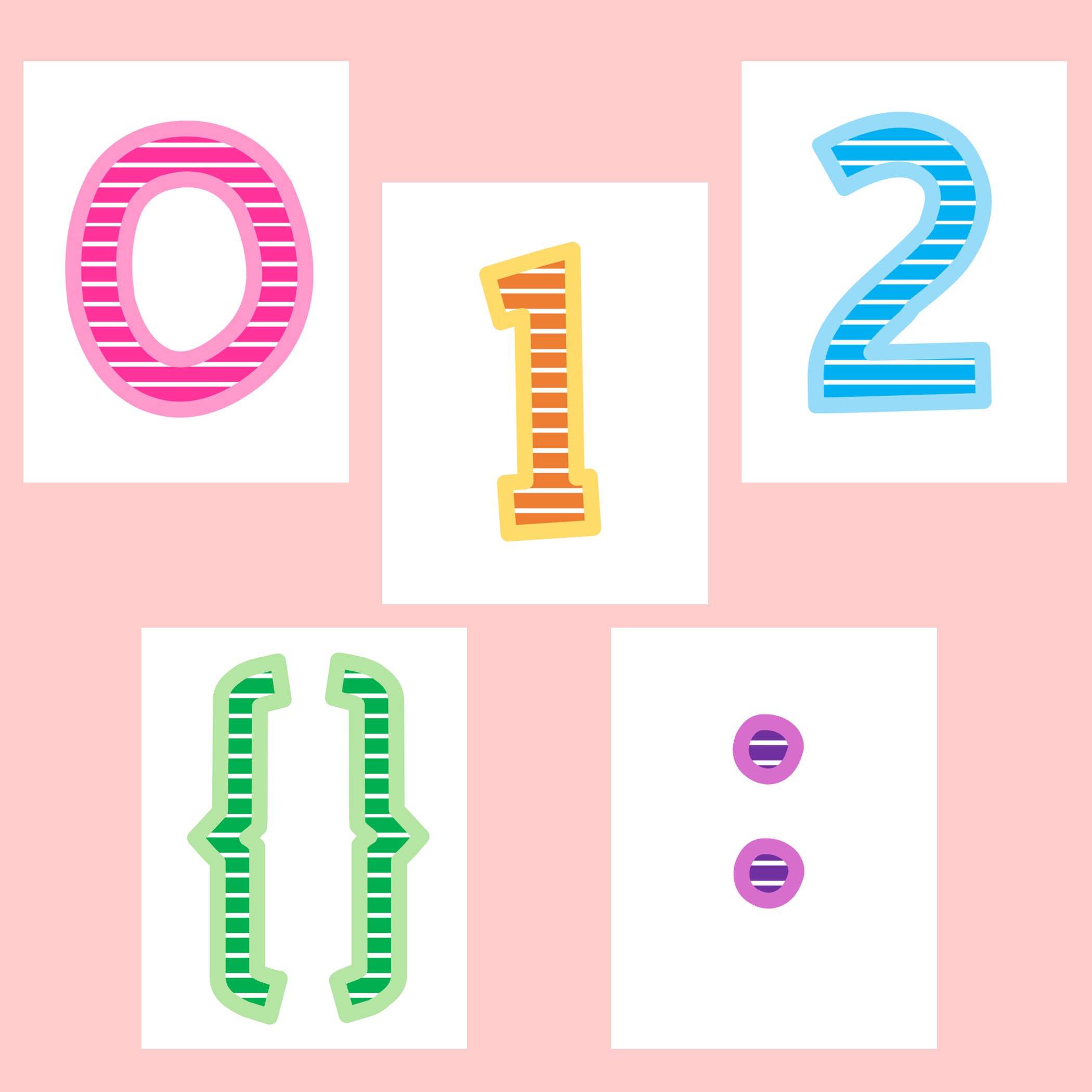 Printable Colorful Bulletin Board Large Alphabet Letters, Letters ...