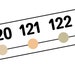 Printable Boho Neutral Large Number Line, Large Number Line Wall ...